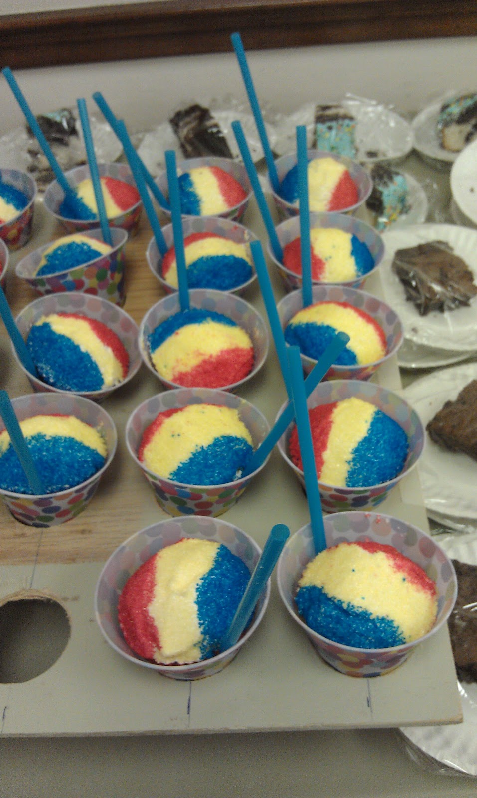 Charlie The Cavalier : Cupcakes in a Snowcone!