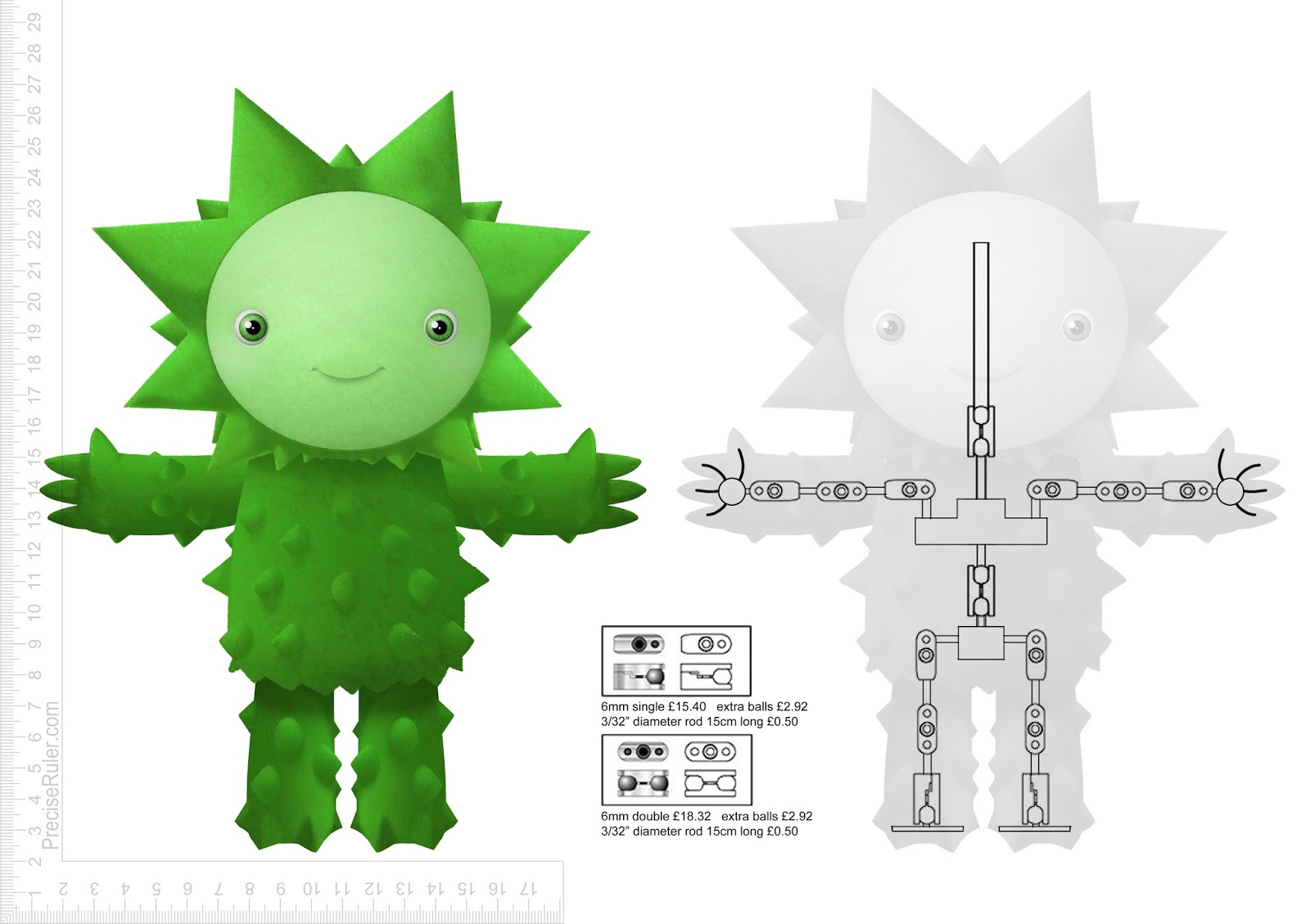 Stop Motion Character - Cactus Boy