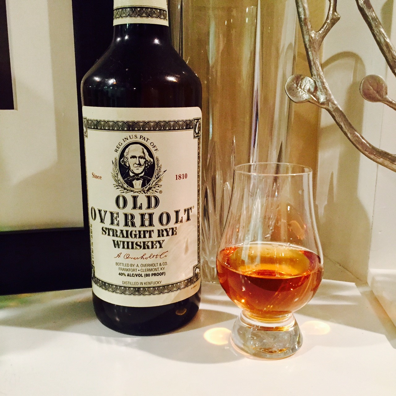 The Intelligent Imbiber: Review: Old Overholt Rye Whiskey