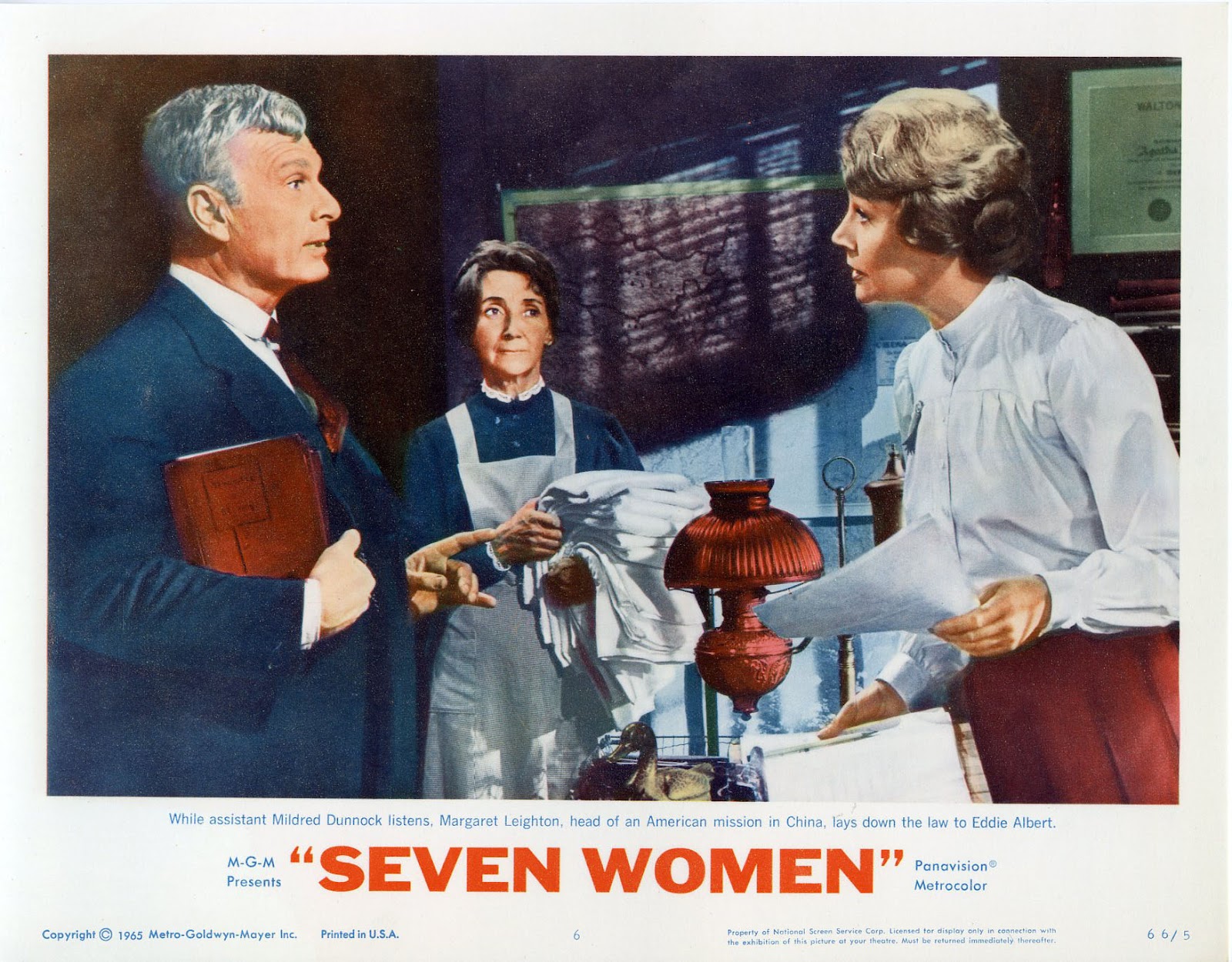 CANON MOVIES: GREAT FILMS: 7 WOMEN (1966)