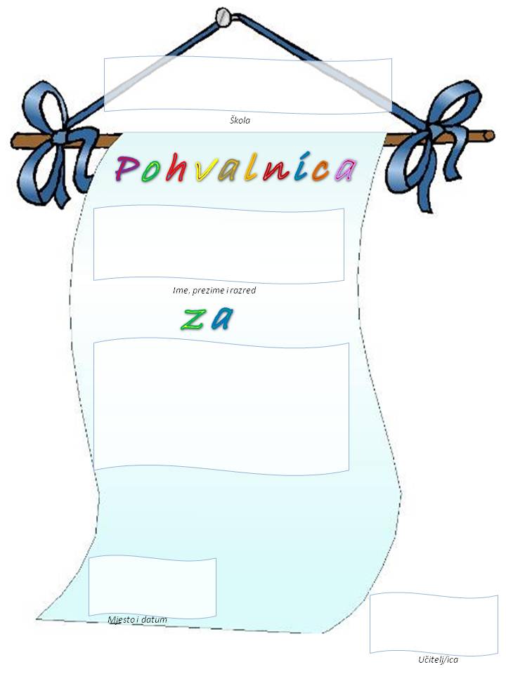 Zlatna djeca: Pohvalnice na kraju nastavne godine