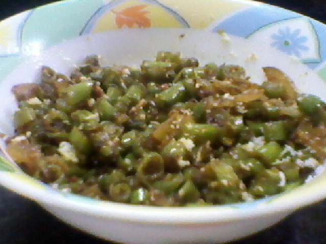 Farasbi Batata bhaji |French beans bhaji |French Beans potato marathi ...