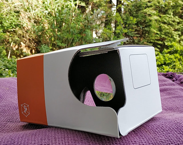 ZapBox 2.0 Mixed Reality Cardboard Headset With Clip On Fisheye Lens ...