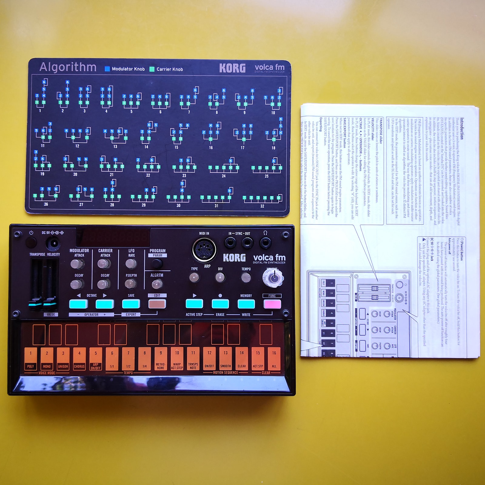 MATRIXSYNTH: Korg Volca FM