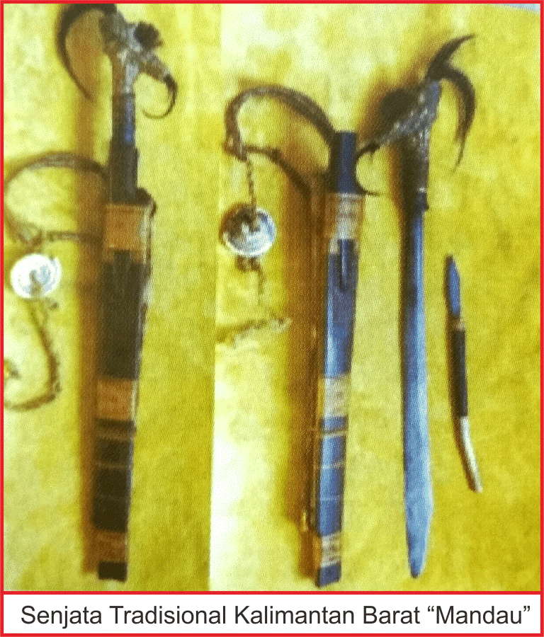 Senjata Tradisional Mandau| Khas Suku Dayak Kalimantan Barat - Seni ...