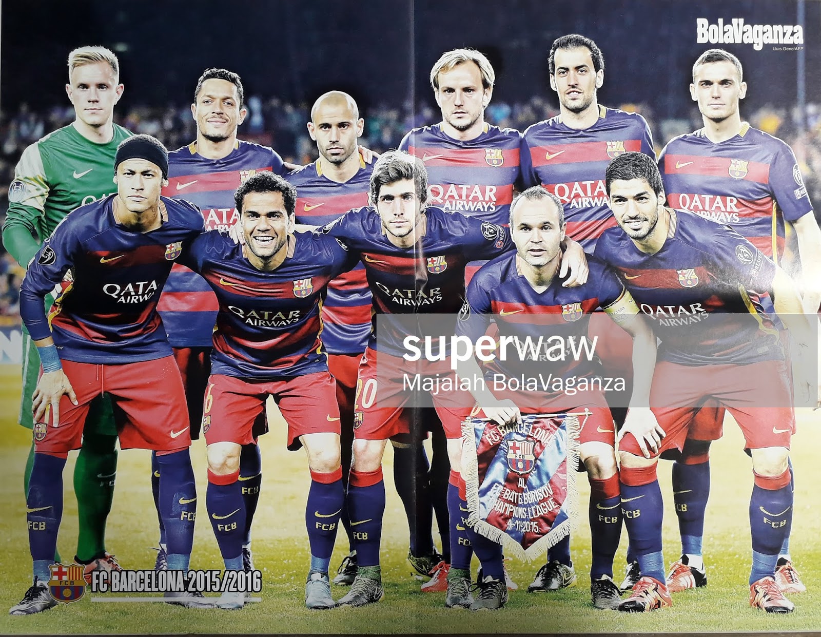 BIG POSTER TIM BARCELONA 2015/2016