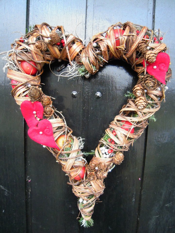 Johanna design: Årets julkrans - dörrkrans