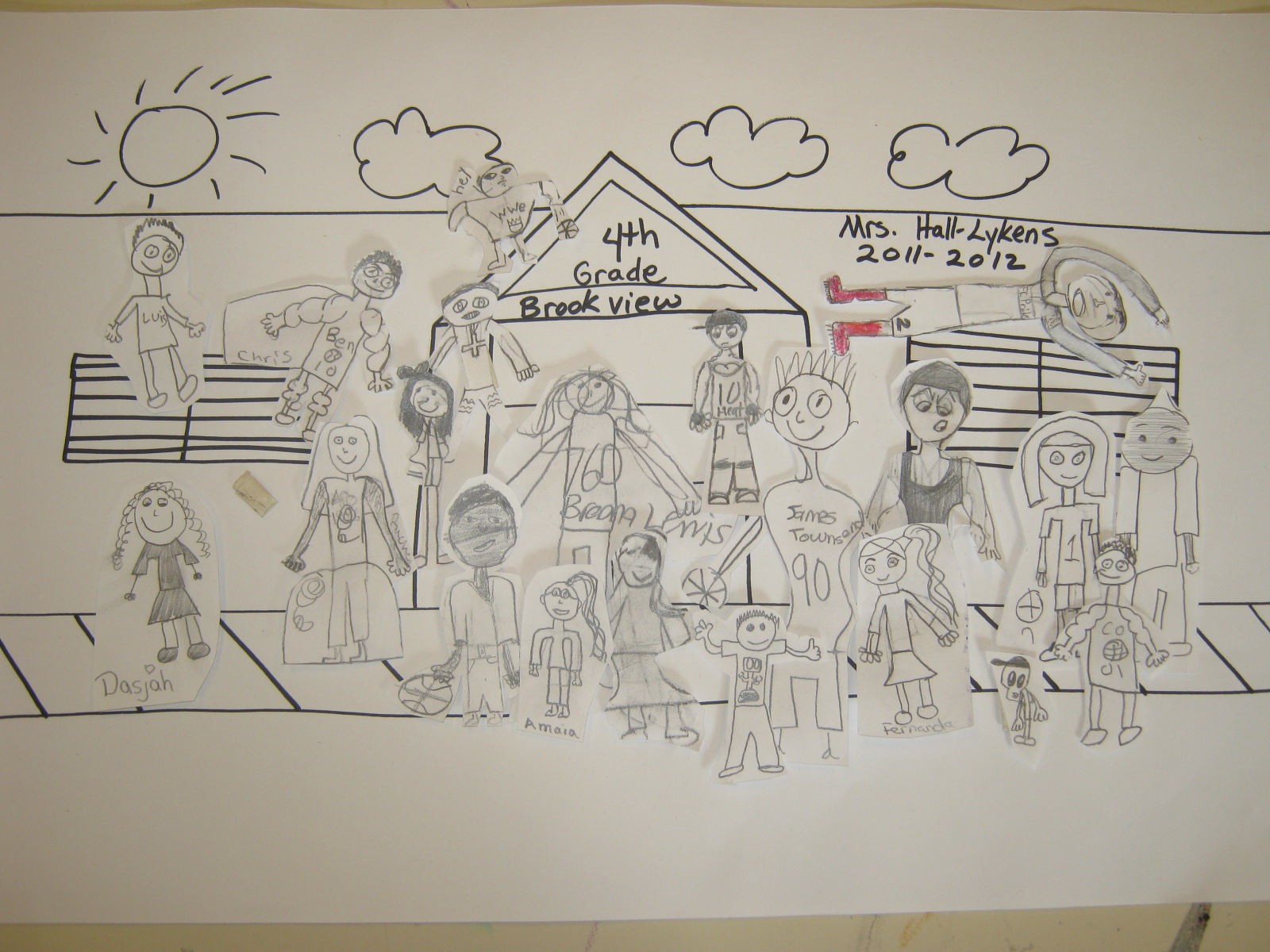 Mrs. Short's Art Class: 4th Grade Group Portrait