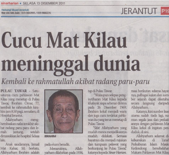 nota global: My Real Hero!!! PAHLAWAN MAT KILAU