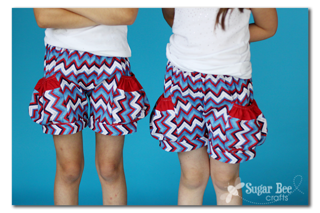 Bubble Shorts, Patriotic Style! - Sugar Bee Crafts