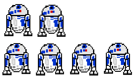 Scratch - Lutins Star Wars/ R2D2