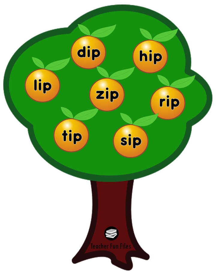 Teacher Fun Files: CVC Words Tree | Word Family Tree