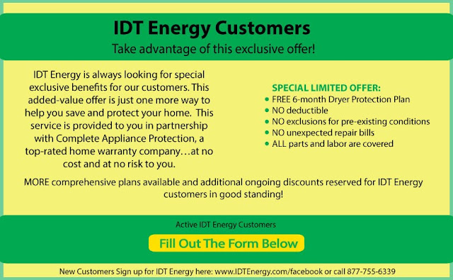 IDT Energy l Free Dryer Protection | IDT Energy - Energy Supplier