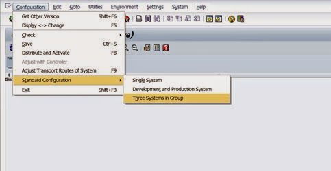 SAP Basis And Security: SAP Transport management system(STMS) configuration
