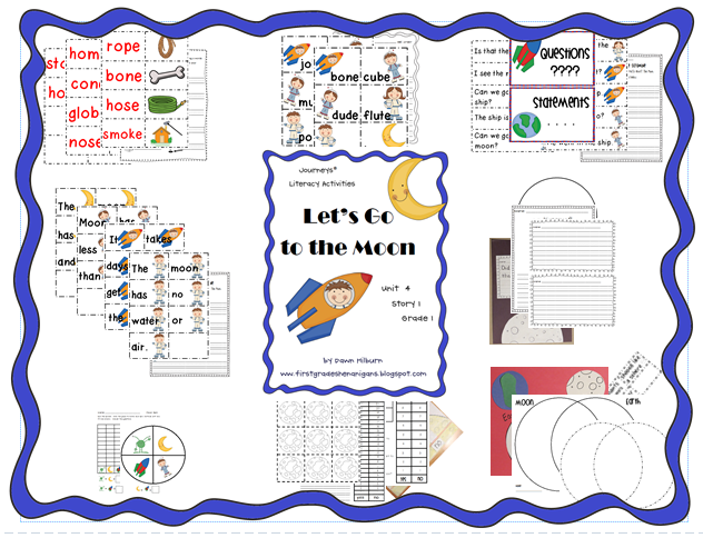 Moon Study | First Grade Shenanigans