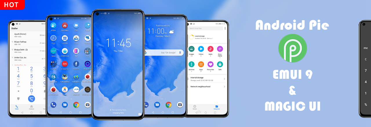 Android Pie Theme for EMUI 9 & Magic UI !! Get it now