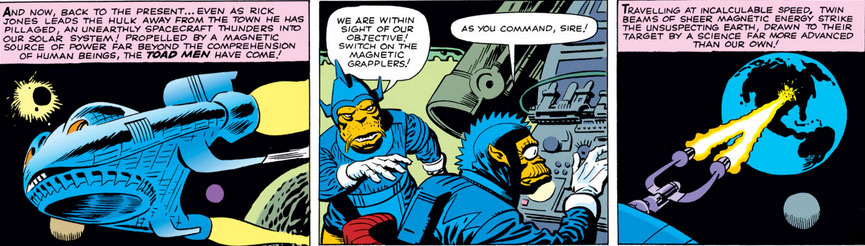 The Peerless Power of Comics!: The Terror of the Toad Men!