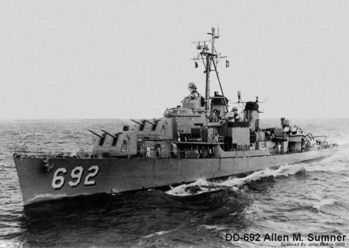 MODELISMO NAVAL DE JOHNNY CHARLIE: Destructor de EE.UU. "USS ALLEN M ...