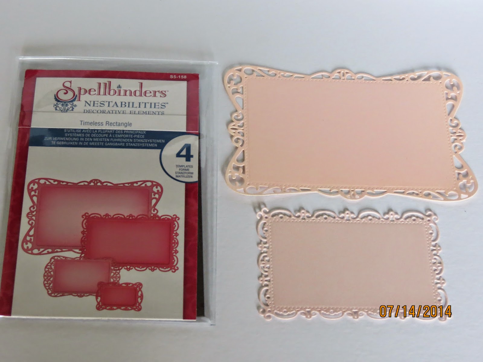 Ligaya's Creativity Zone: Spellbinders Card - Timeless Rectangle ...