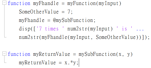 Mathlab Training Matlab In Ntust Advanced Function Handle