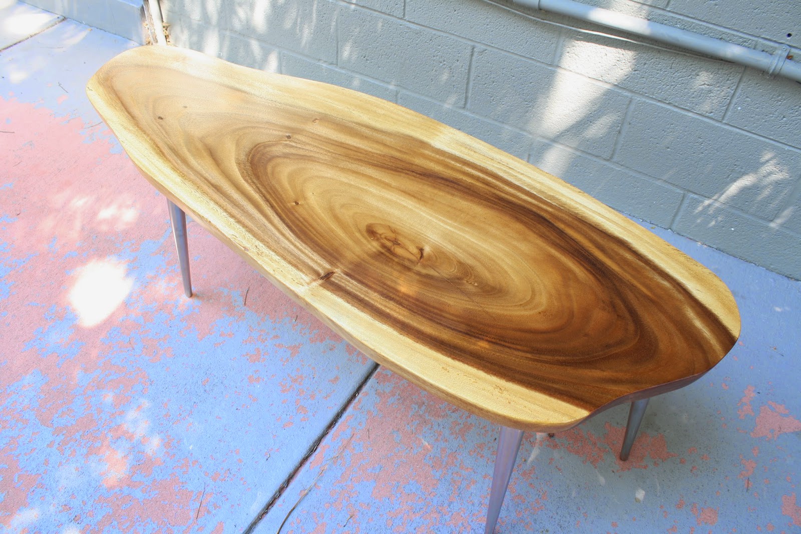 Modwerks: Vintage Monkey Pod Wood Coffee Table