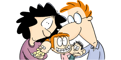 Páginas em Preto: Zoé & Zezé(Baby Blues)