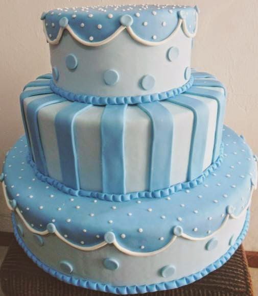 Dicas para Festas: Bolo azul