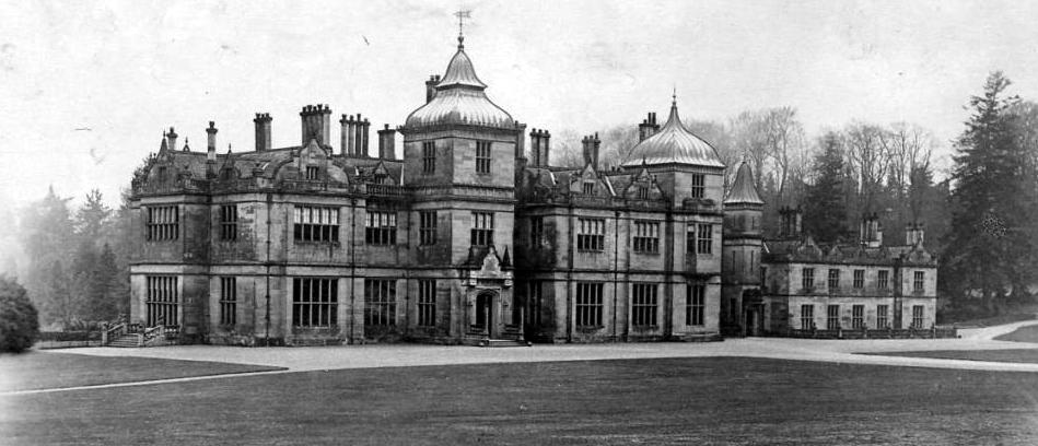 Tour Scotland: Old Photograph Dupplin Castle Scotland