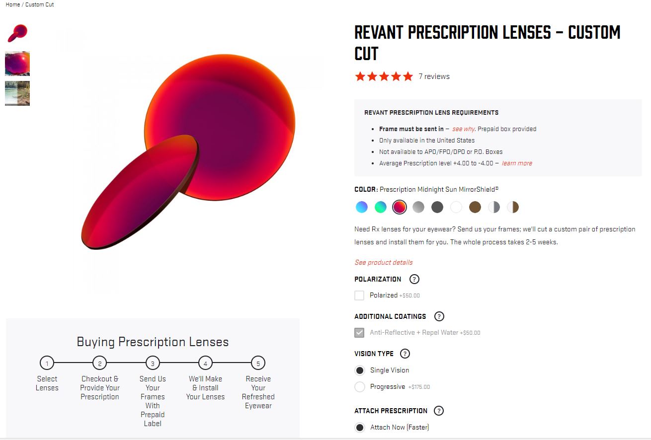 Road Trail Run: Revant Optics Custom Prescription Sunglasses Lenses ...