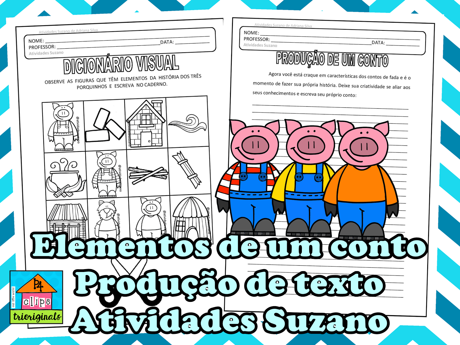 Elementos de um conto e produção de texto EM PDF