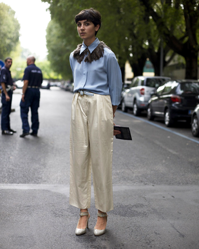 MY FASHION TRICKS: Street style: Beautiful collars!!