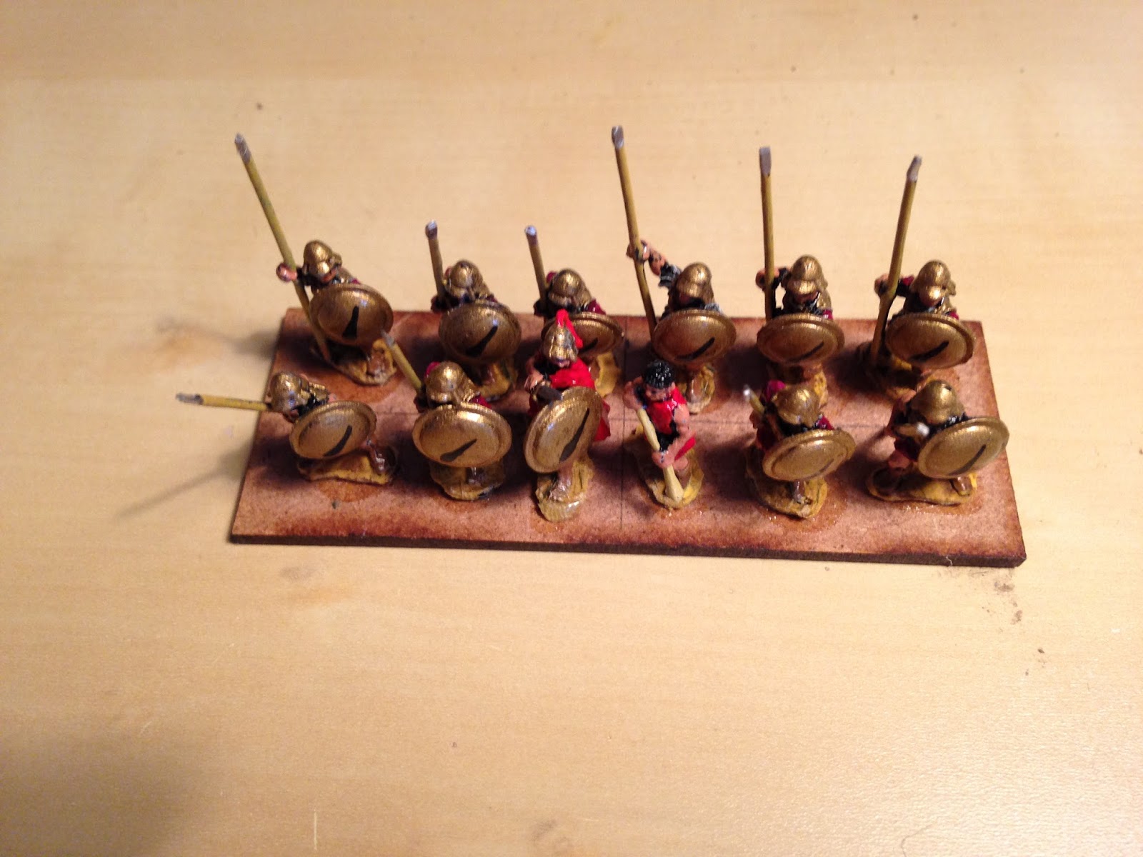 The Rearguard: "Impetus" Basing for 15mm Greeks - Theban Army