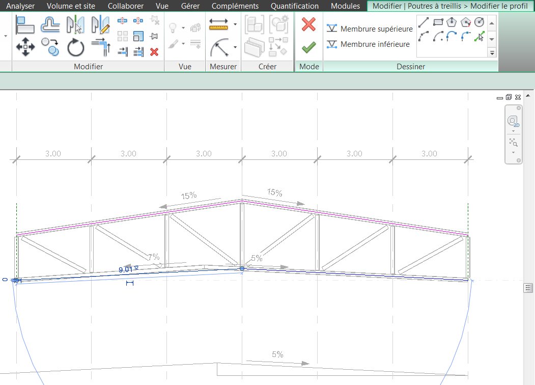 Revit-Mémo: Revit 2014_Structure_Charpente métallique, Ferme ...