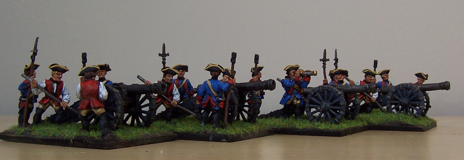 Kent's 28mm Painting SYW Project: Hanoverian Artillery