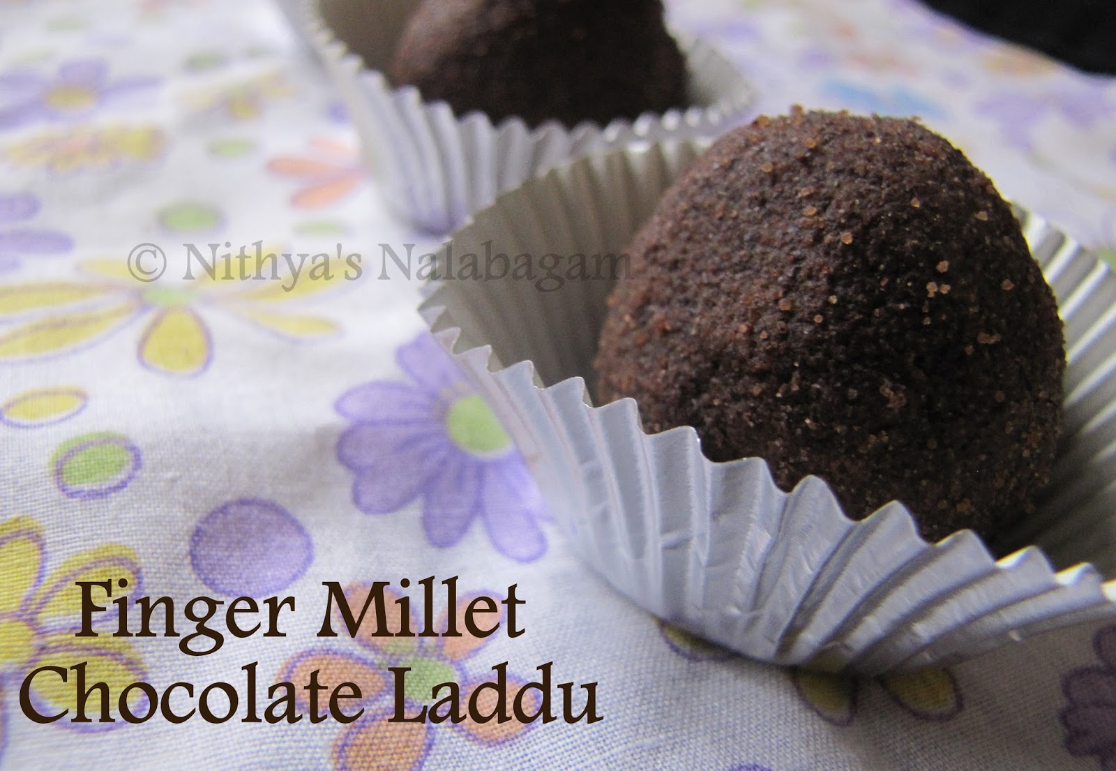 Ragi Chocolate Laddu | Finger millet Chocolate urundai |Nithya's Nalabagam