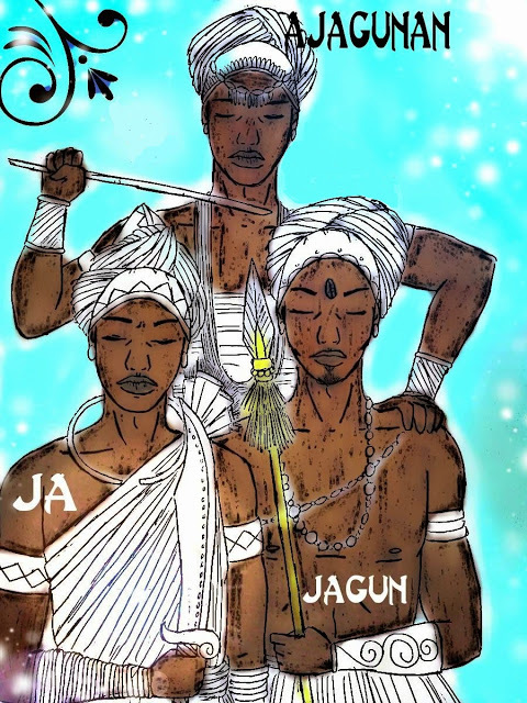 ÀSÈ ILÊ AIODÉKÀRÉ t'ODERAN: Ajá, Ajàgún e Ajágunã