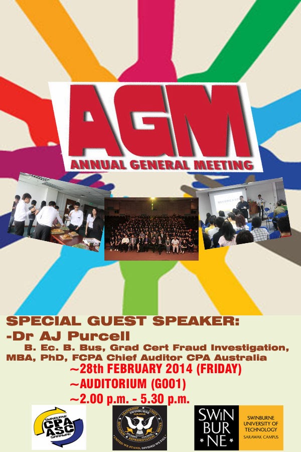 CPA Australia Student Charter (Swinburne Sarawak): AGM 2014