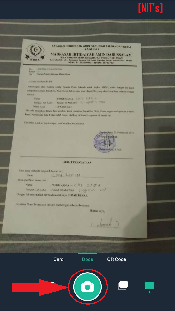 MTs. AMIN DARUSSALAM: CamScanner - Cara Scan Dokumen Menggunakan Camera ...