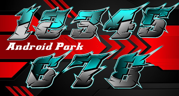 Download Font Nomer Start Racing Langsung Jadi Background Transparant ...