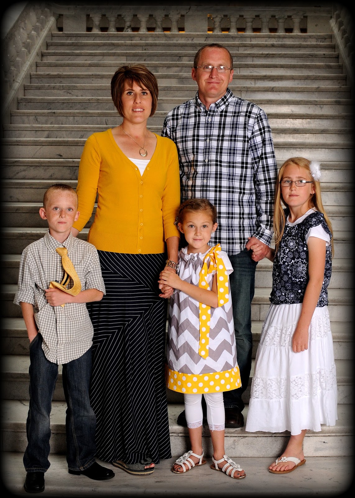 Pink Cookies with Sprinkles: Current faces of the Tolman Family...