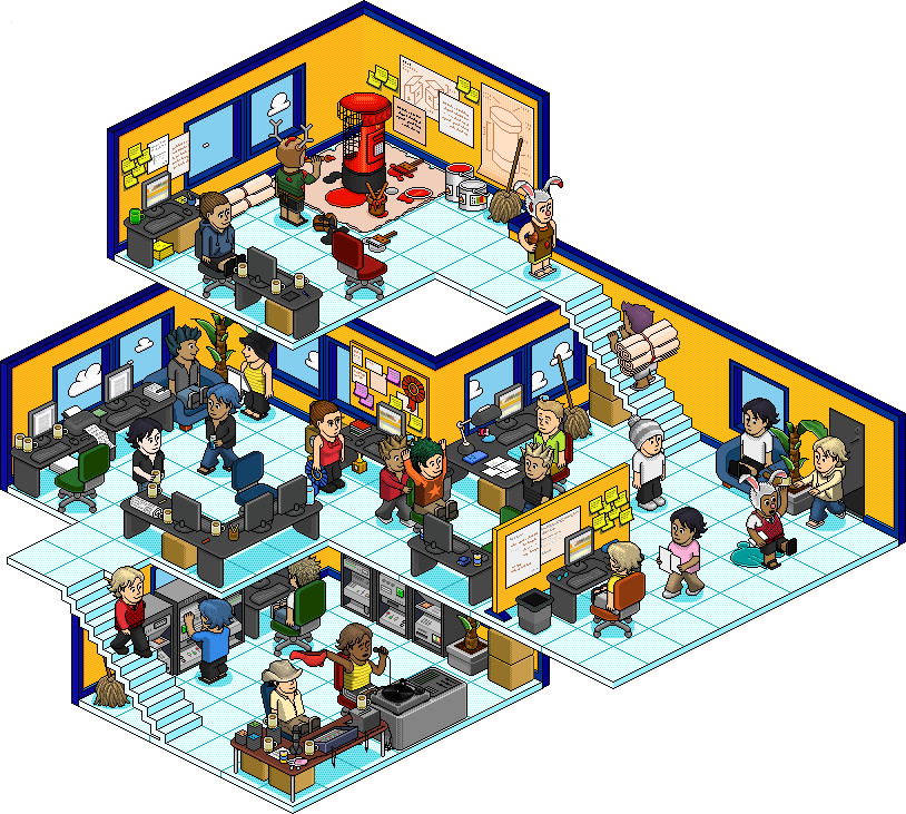 Coleção - Robot Evil | Banco de imagens do Habbo Hotel - Acervo