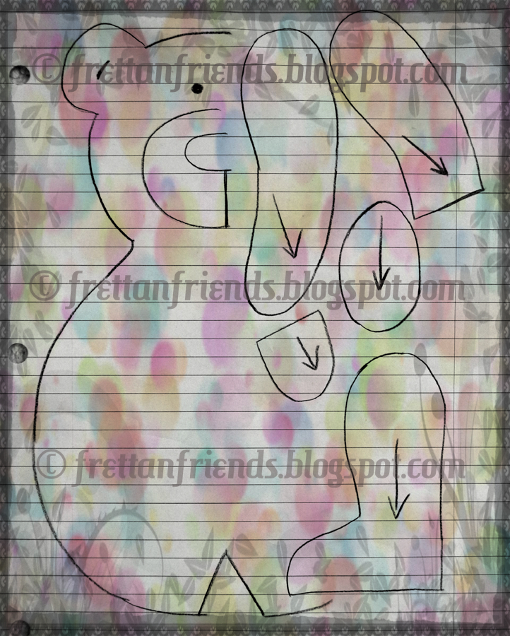 Fretta: Free pattern: Fretta's 4-point jointed bear prim style teddy.