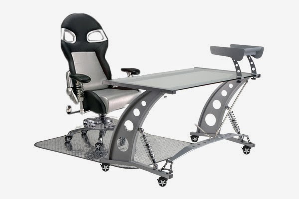 PitStop LXE Complete Office Furniture Set - CLEAR Desk ~ World Wide ...