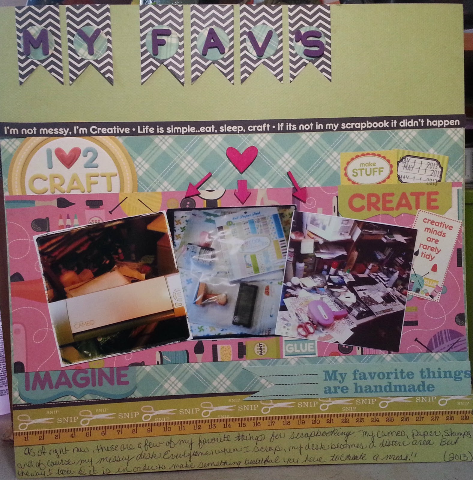 Crystal's Creative Spot: My Fav's Layout