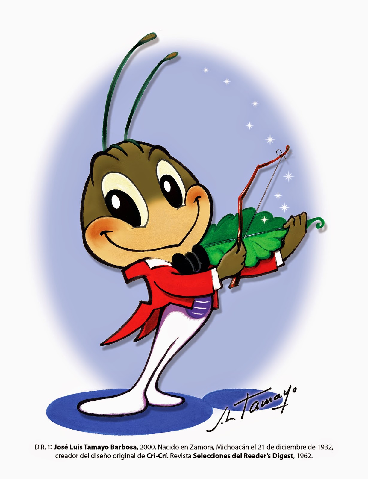 José Luis Tamayo Barbosa, creador del diseño de Cri-Crí