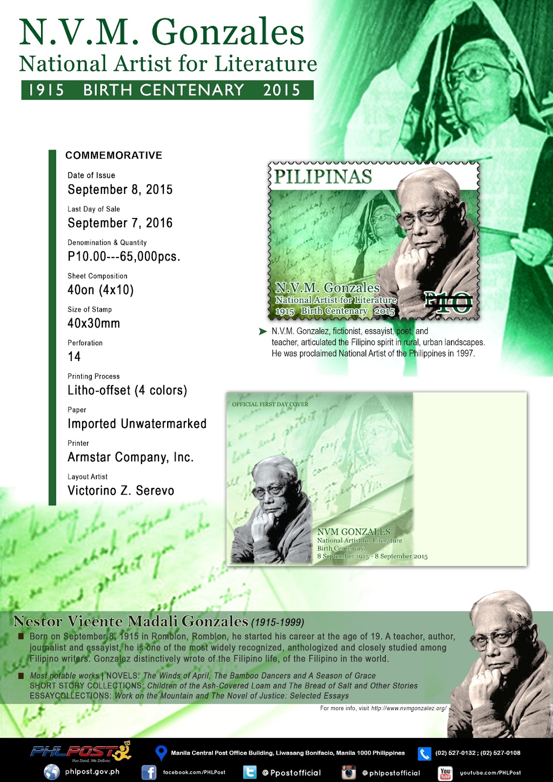 Philatelic Philippines: NVM Gonzalez