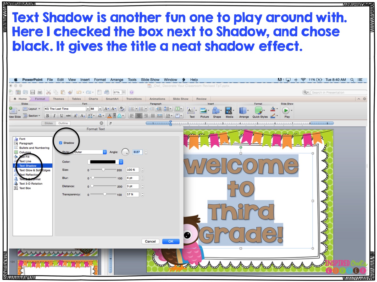 iTeach Third: Customizing Editable PowerPoint Files