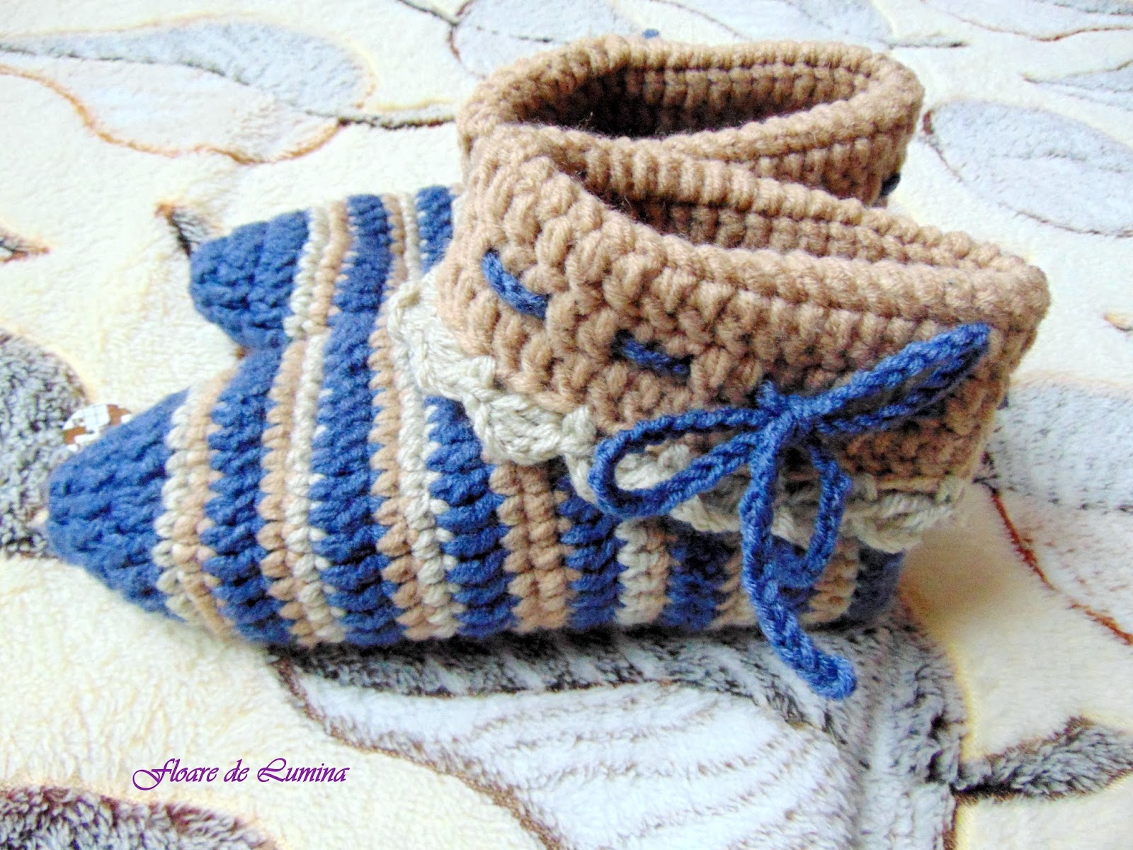 Floare de Lumina: botosei crosetati - sosete crosetate / tricotate ...