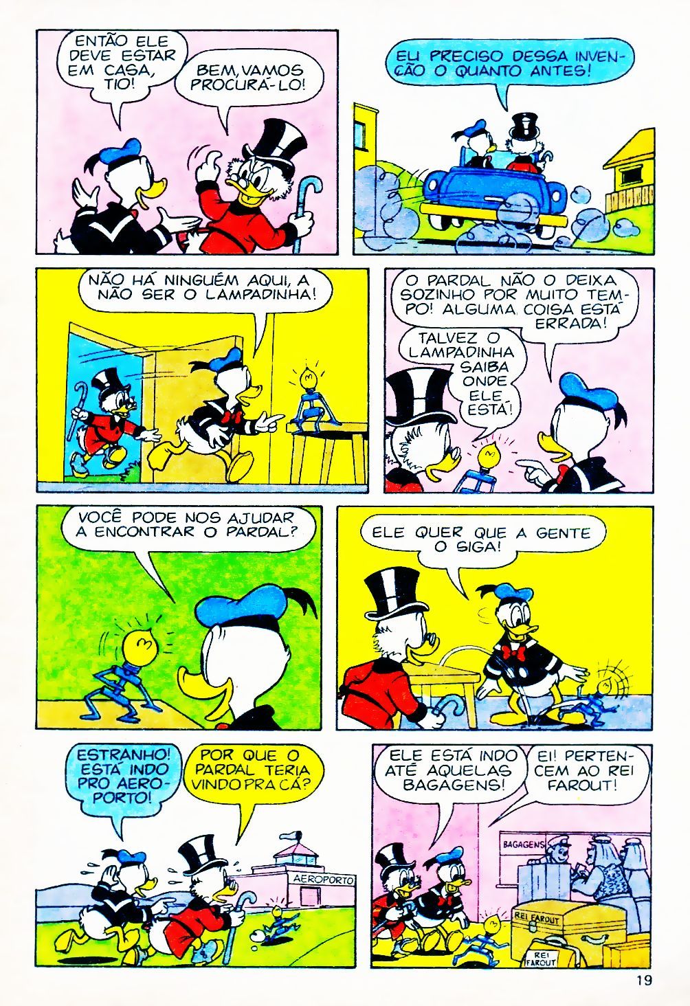 A GALERIA DOS QUADRINHOS: Professor Pardal