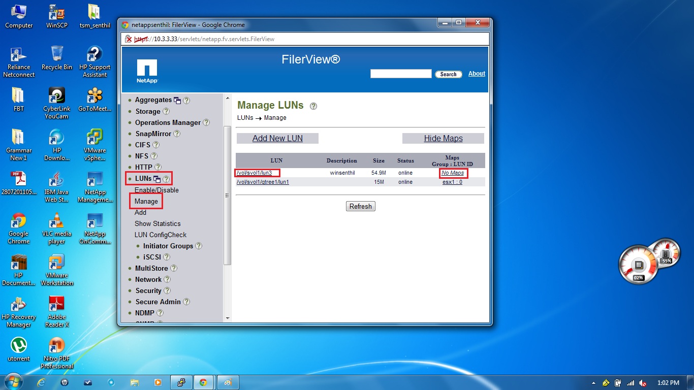 Storage Area Networks NetApp LUN Setup Using Filerview storage-area-networks-netapp-lun-setup-using-filerview